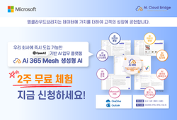 Microsoft Azure OpenAI 기반 AI 업무 플랫폼 'Ai 365 Mesh 생성형 AI’ 2주 무료 체험 프로모션 ...