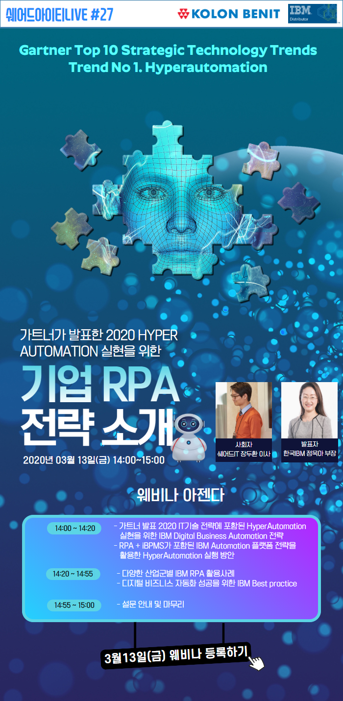 Hyperautomation 실현을 위한 기업 Rpa 전략 소개 Sharedit It 지식 공유 네트워크